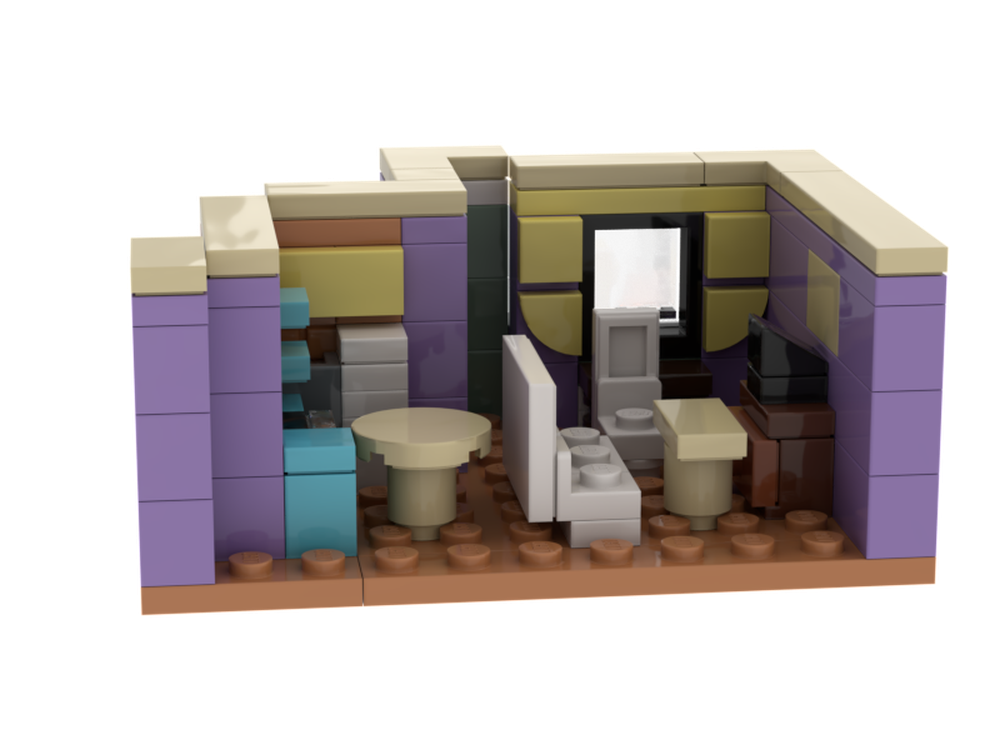 LEGO MOC Monicas apartement (FRIENDS) Micro by eisi77 | Rebrickable ...