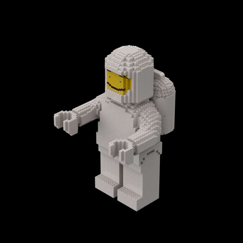 LEGO MOC Large Scale Classic Spaceman by otterbournelego | Rebrickable ...