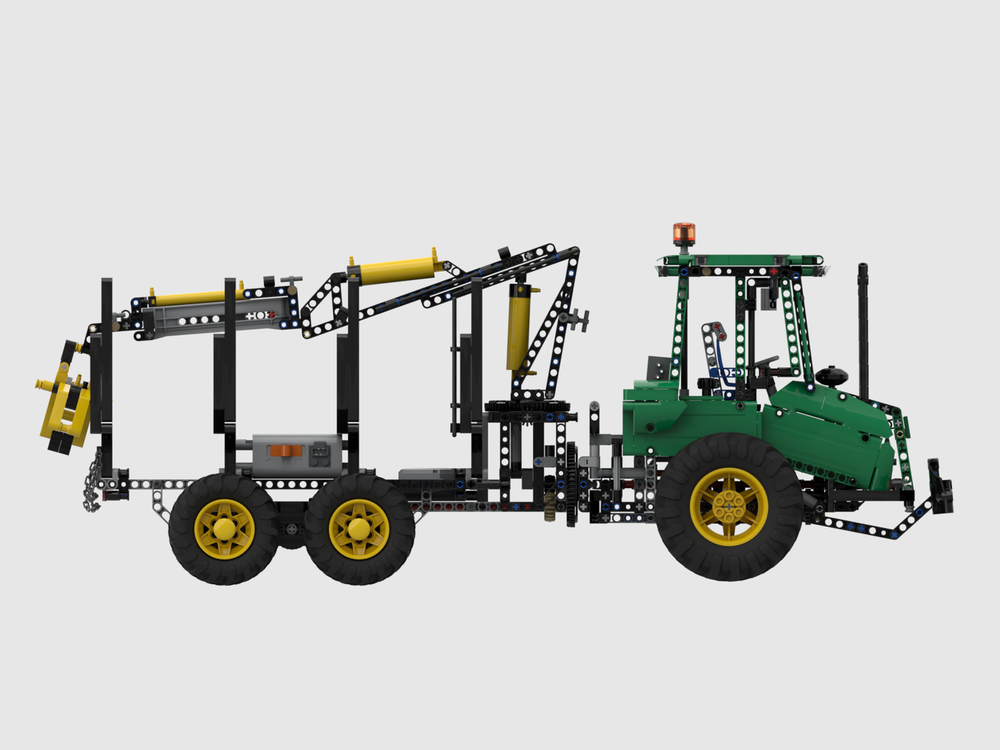 LEGO MOC John Deere 1010D 6x6 Forwarder by Ironmax | Rebrickable ...