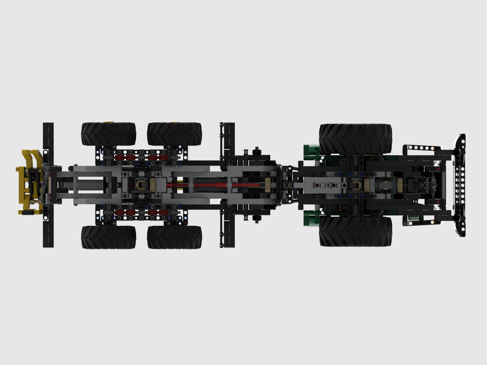 Lego Moc John Deere 1010d 6x6 Forwarder By Ironmax Rebrickable