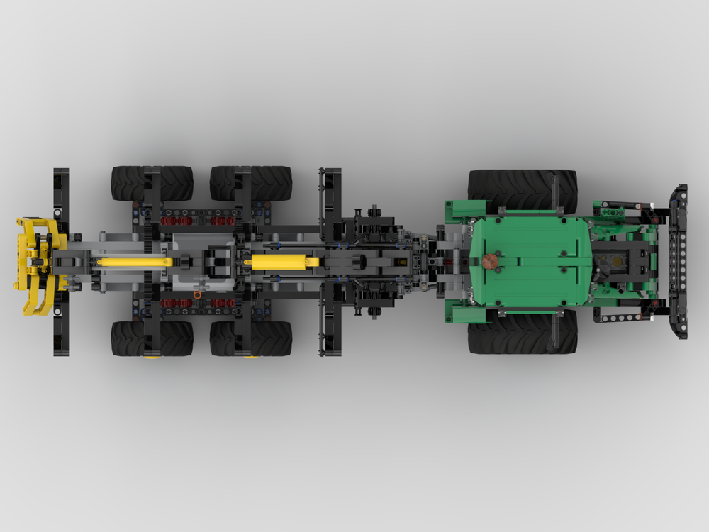 Lego Moc John Deere 1010d 6x6 Forwarder By Ironmax Rebrickable