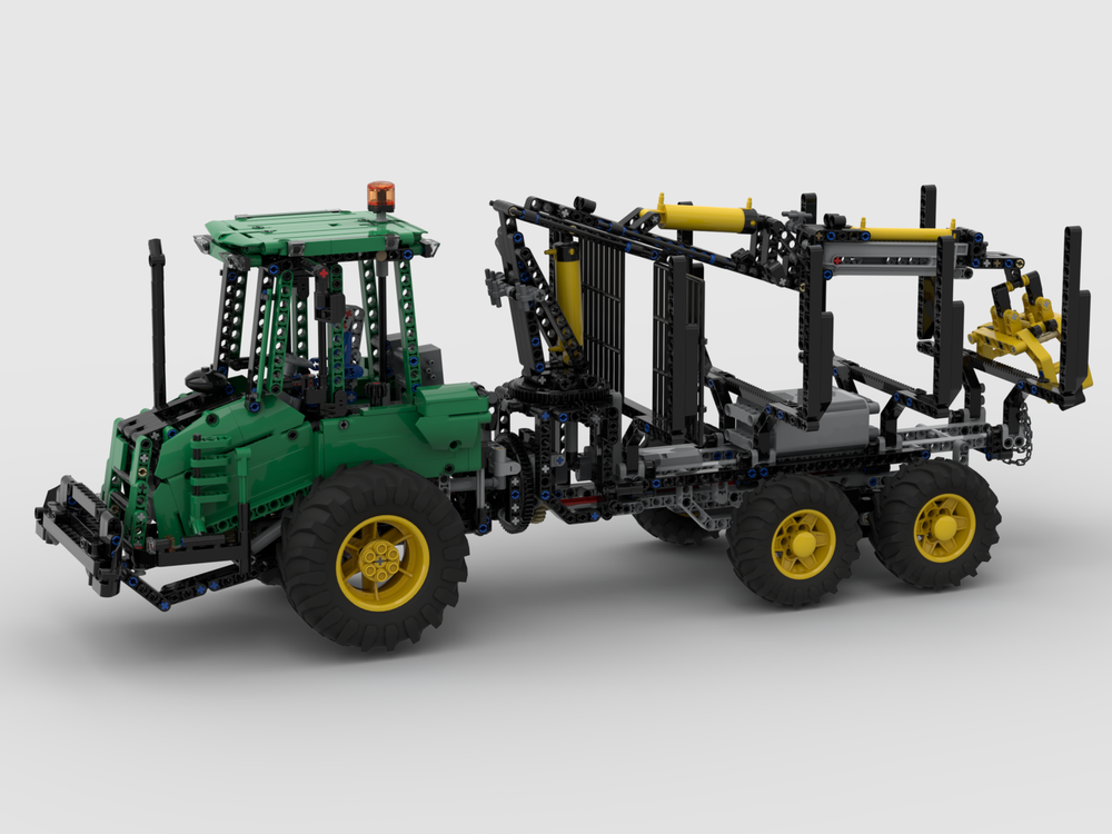 LEGO MOC John Deere 1010D 6x6 Forwarder by Ironmax | Rebrickable ...