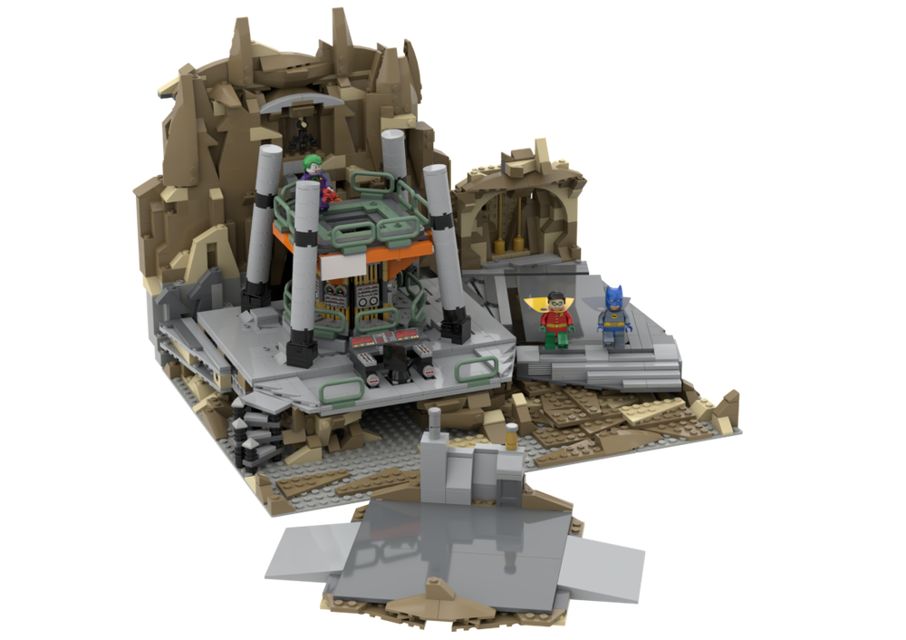 Lego Moc Batcave Classic Set By Brickmocman Rebrickable Build With