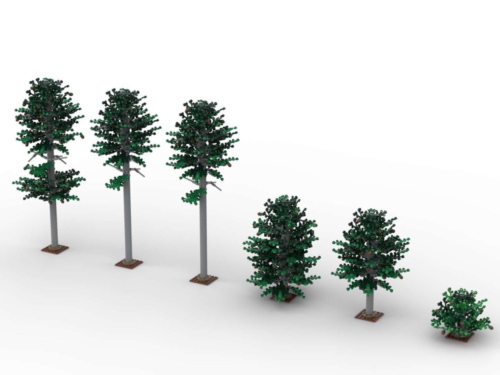 LEGO MOC Norway Pine Tree Set by jepaz | Rebrickable - Build with LEGO