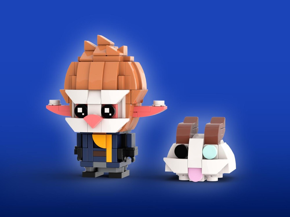 LEGO MOC Heimerdinger Brickheadz LEGO MOC - Netflix Arcane: League of ...