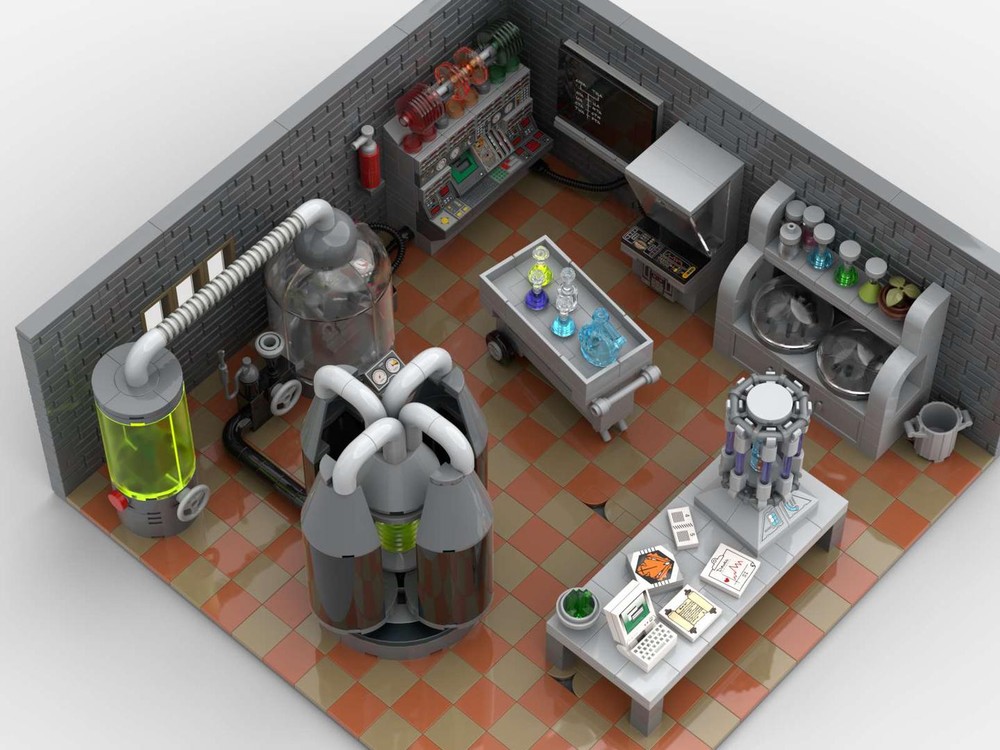 LEGO MOC SciFi Laboratory by silenfu | Rebrickable - Build with LEGO