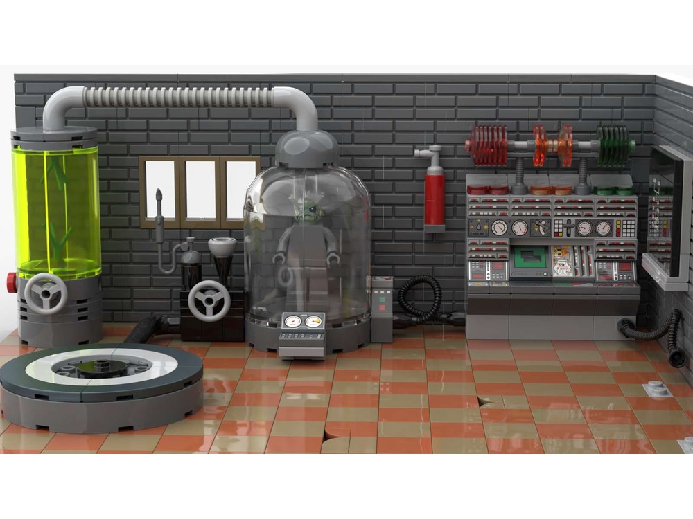 Lego Moc Scifi Laboratory By Silenfu Rebrickable Build With Lego