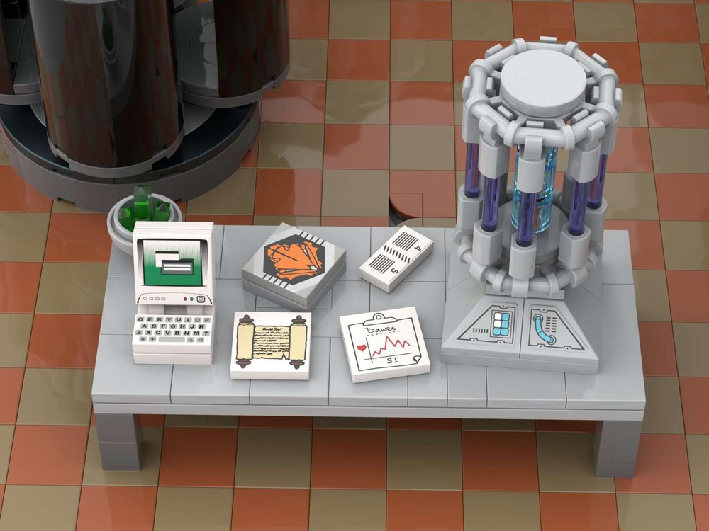 Lego Moc Scifi Laboratory By Silenfu Rebrickable Build With Lego