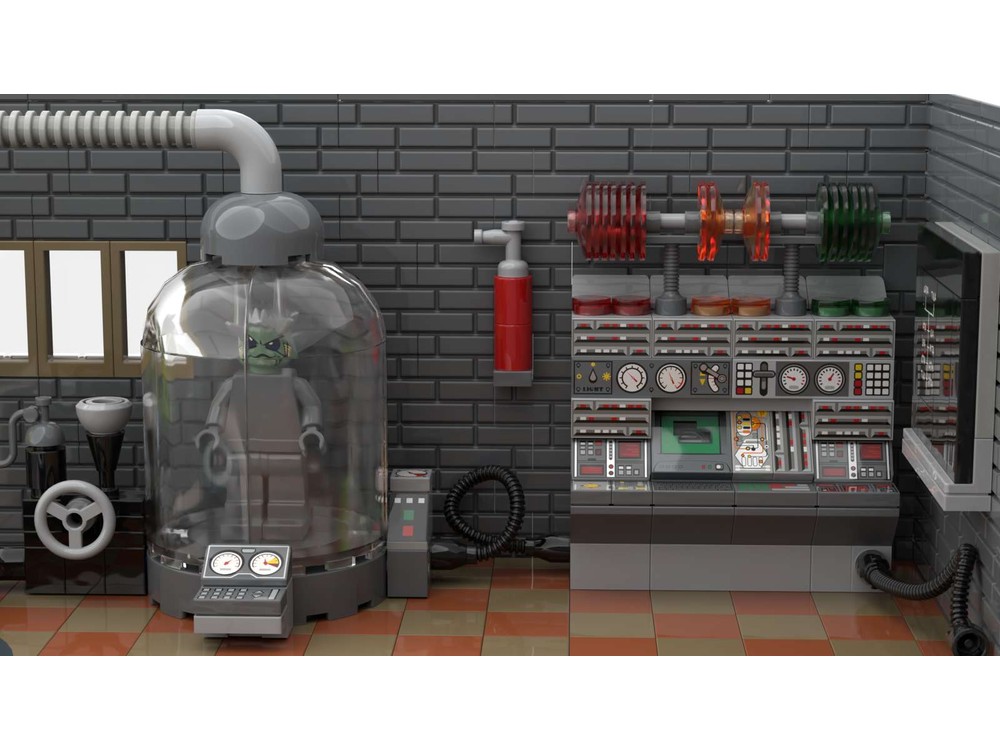 Lego Moc Scifi Laboratory By Silenfu Rebrickable Build With Lego