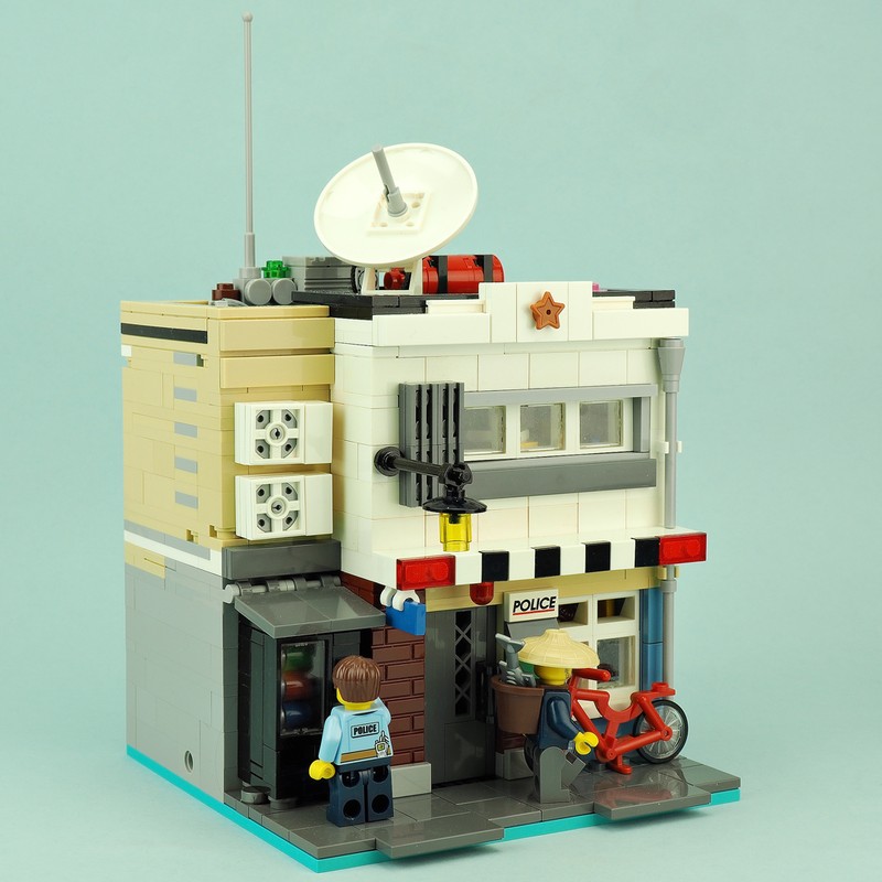 LEGO MOC Police Station by De_Marco | Rebrickable - Build with LEGO