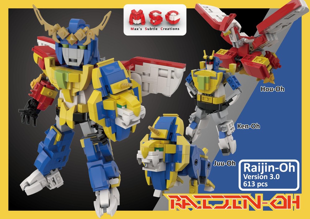 LEGO MOC Raijin-Oh by Max Subtle Creations | Rebrickable - Build with LEGO