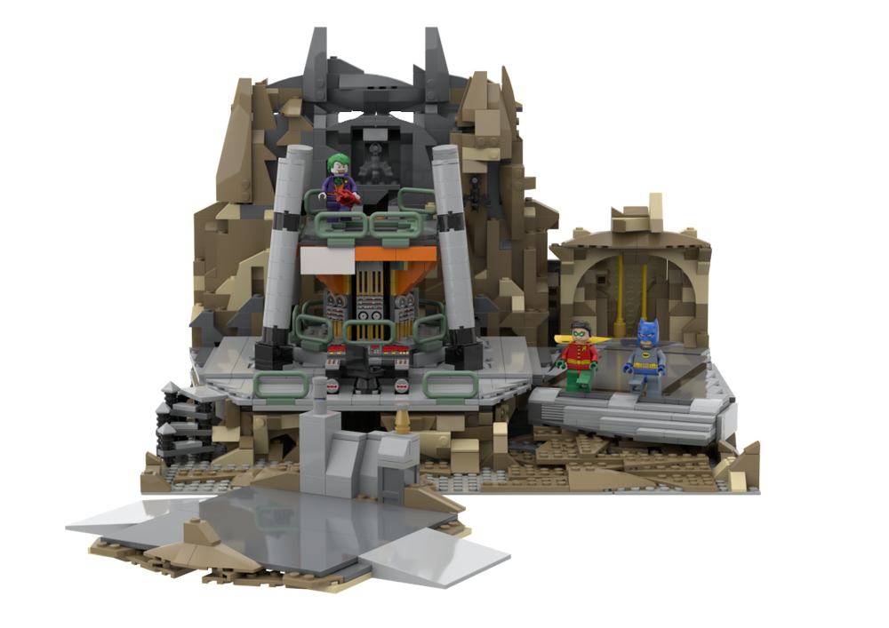 Lego Moc Batcave Classic Set Cowl Edition By Brickmocman