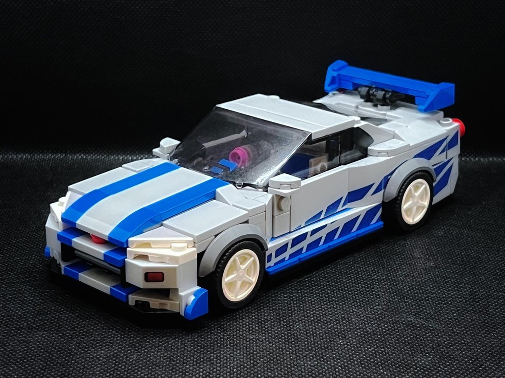 LEGO MOC Nissan Skyline GT-R R34 from 2 Fast 2 Furious by madspacer ...