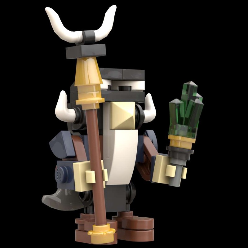 LEGO MOC Medieval dwarf shaman by dariusdrum | Rebrickable - Build with ...