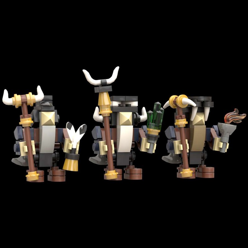 LEGO MOC Medieval dwarf shaman by dariusdrum | Rebrickable - Build with ...