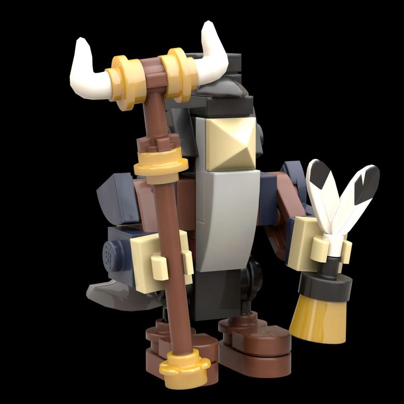 LEGO MOC Medieval dwarf shaman by dariusdrum | Rebrickable - Build with ...