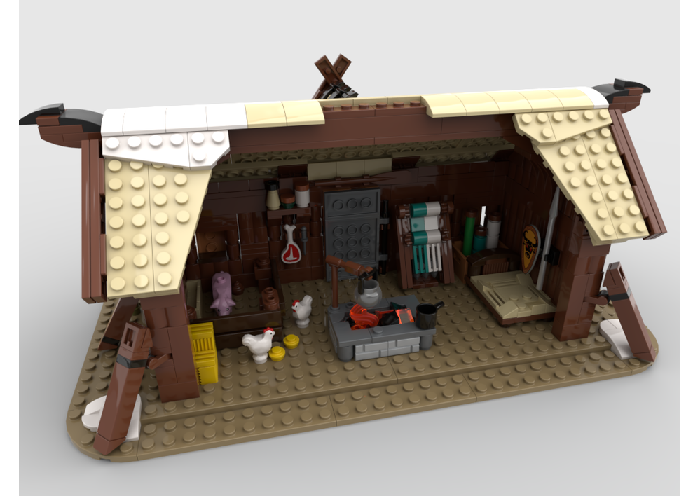 LEGO MOC Viking Longhouse by bricks_fan_uy | Rebrickable - Build with LEGO