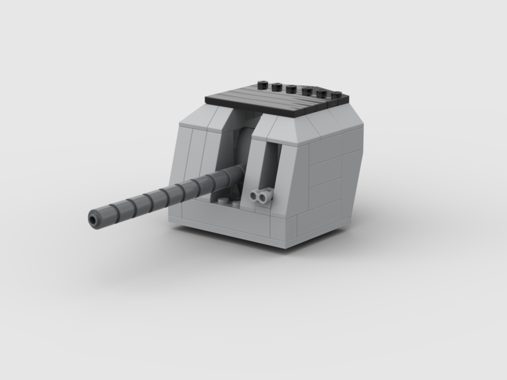 LEGO MOC 150mm Turret by Your Brick Guy | Rebrickable - Build with LEGO