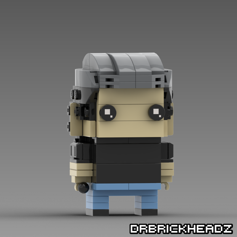 LEGO MOC Brian Johnson (AC/DC) Brickheadz by DrBrickheadz | Rebrickable ...