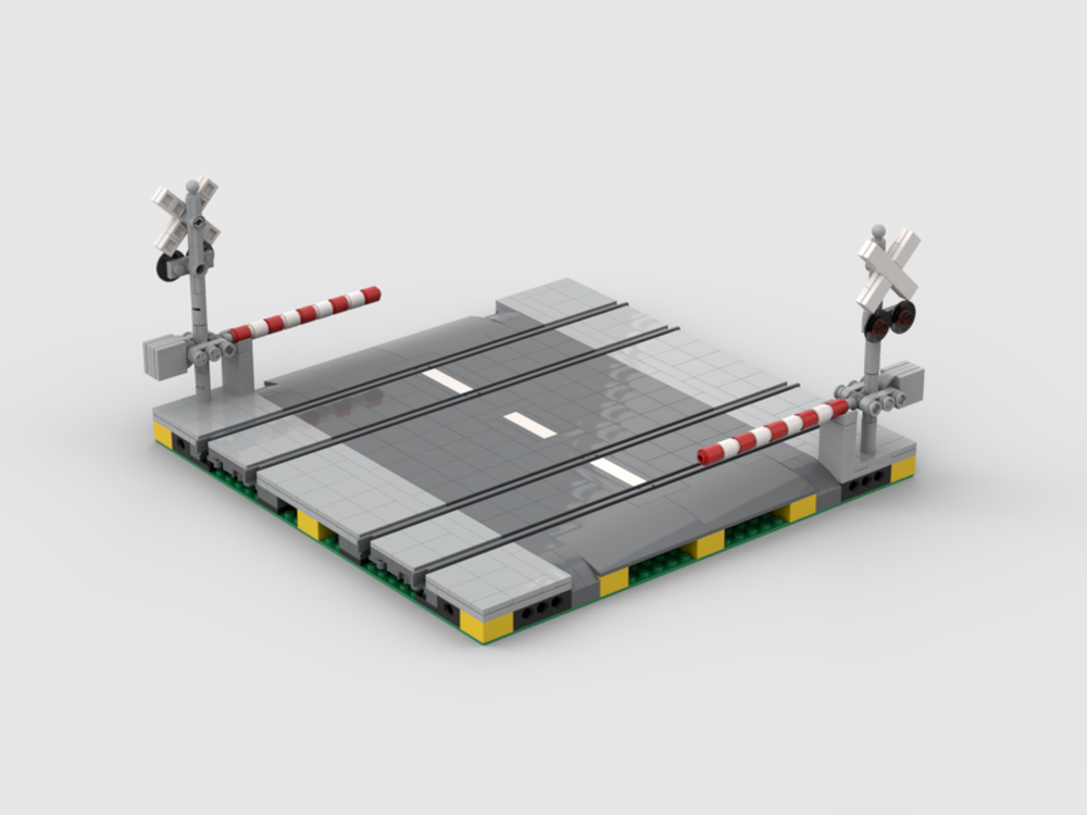 LEGO MOC MILS - Railroad Crossing (double-track) by SirCharles ...