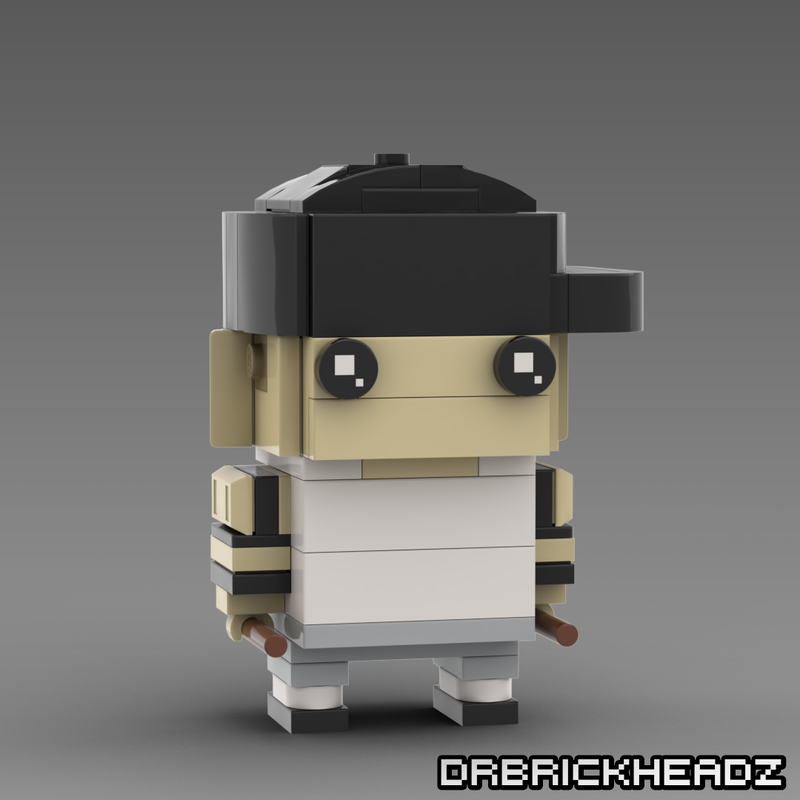 LEGO MOC Travis Barker (Blink 182) Custom Brickheadz by DrBrickheadz ...