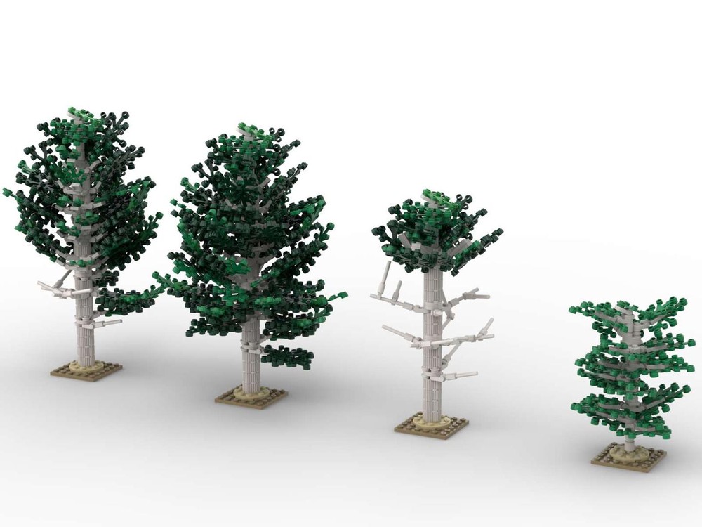LEGO MOC Whitebark Pine Set by jepaz | Rebrickable - Build with LEGO