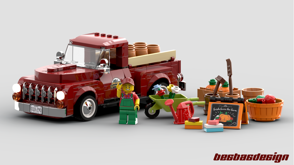 LEGO MOC Mini Pick-uptruck (10290) by besbasdesign | Rebrickable ...