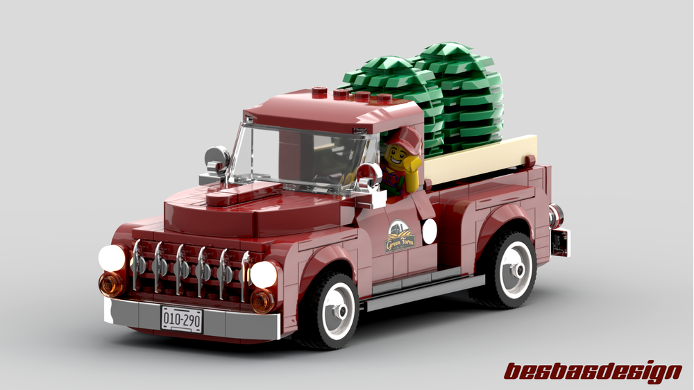 LEGO MOC Mini Pick-uptruck (10290) by besbasdesign | Rebrickable ...
