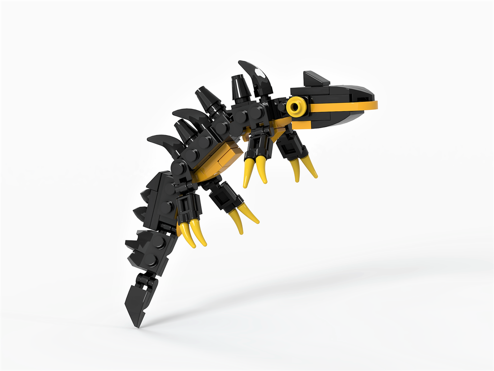 LEGO MOC Great Crested Newt by BertieBrick | Rebrickable - Build with LEGO