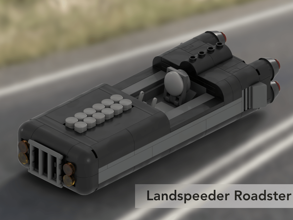 LEGO MOC Landspeeder Roadster by brampf | Rebrickable - Build with LEGO