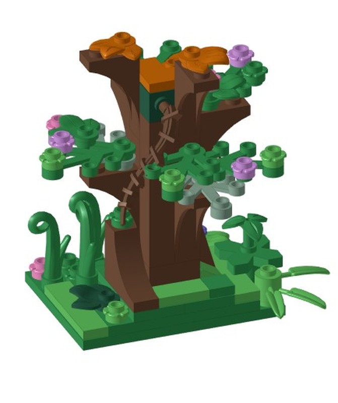 LEGO MOC Tree plant by Bluebrick03 | Rebrickable - Build with LEGO