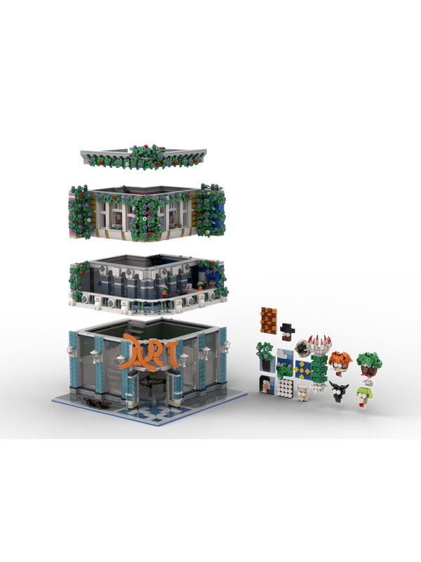 LEGO MOC Lego Modular building ART gallery by Matalamaa | Rebrickable ...
