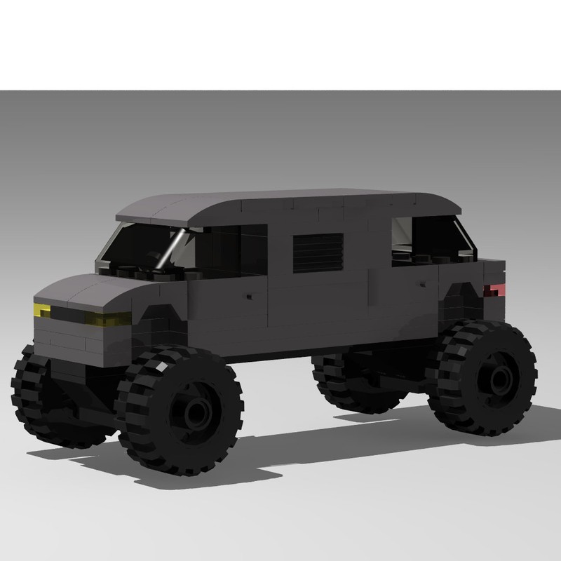 LEGO MOC Limo Monster Truck by EnzoBricks | Rebrickable - Build with LEGO
