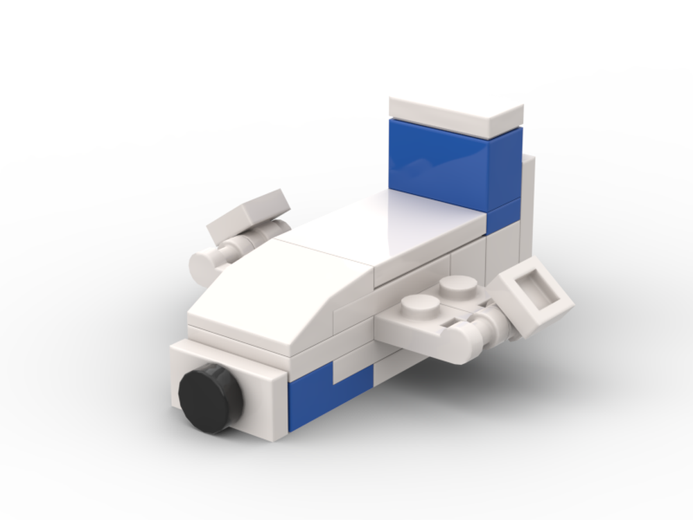 LEGO MOC Micro Scale Plane by JV_Bricks | Rebrickable - Build with LEGO