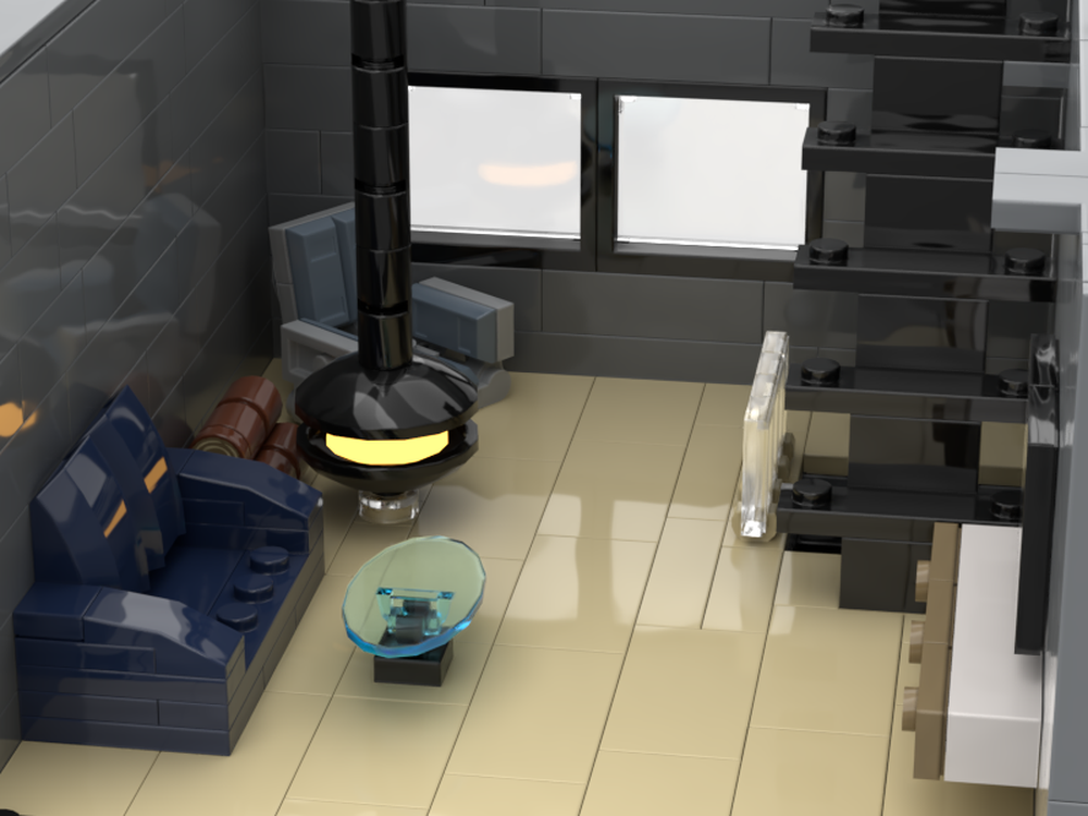 Lego Moc Modular Modern Town House By Chricki Rebrickable Build