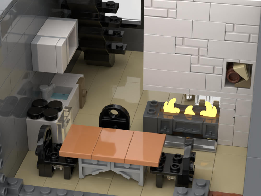 Lego Moc Modular Modern Town House By Chricki Rebrickable Build