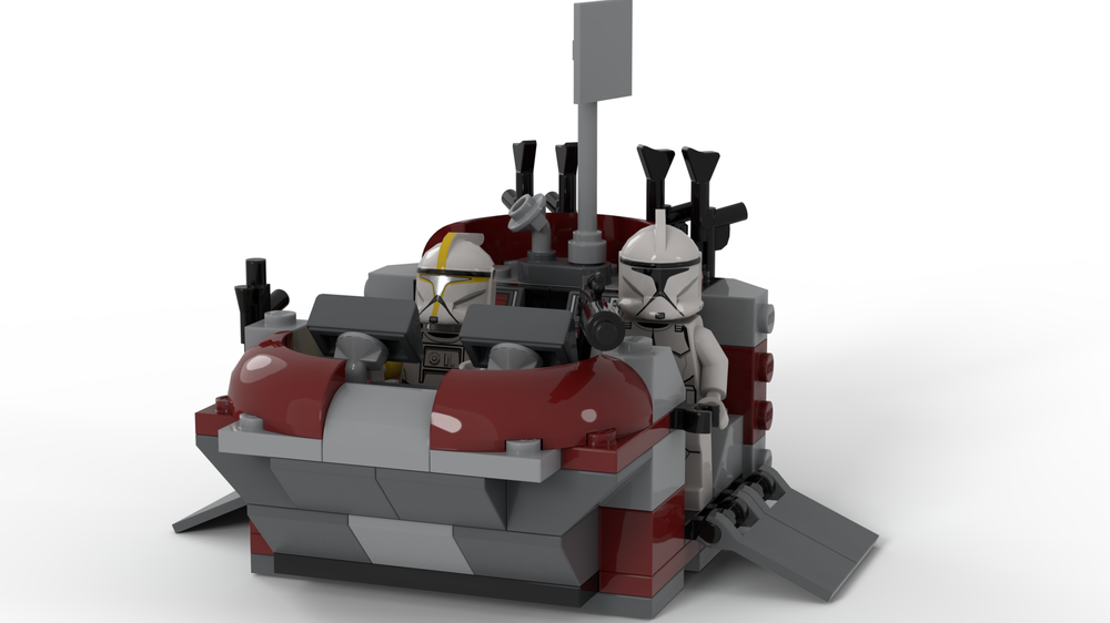 LEGO MOC Clone Command Station mod by Scaevola81 | Rebrickable - Build ...