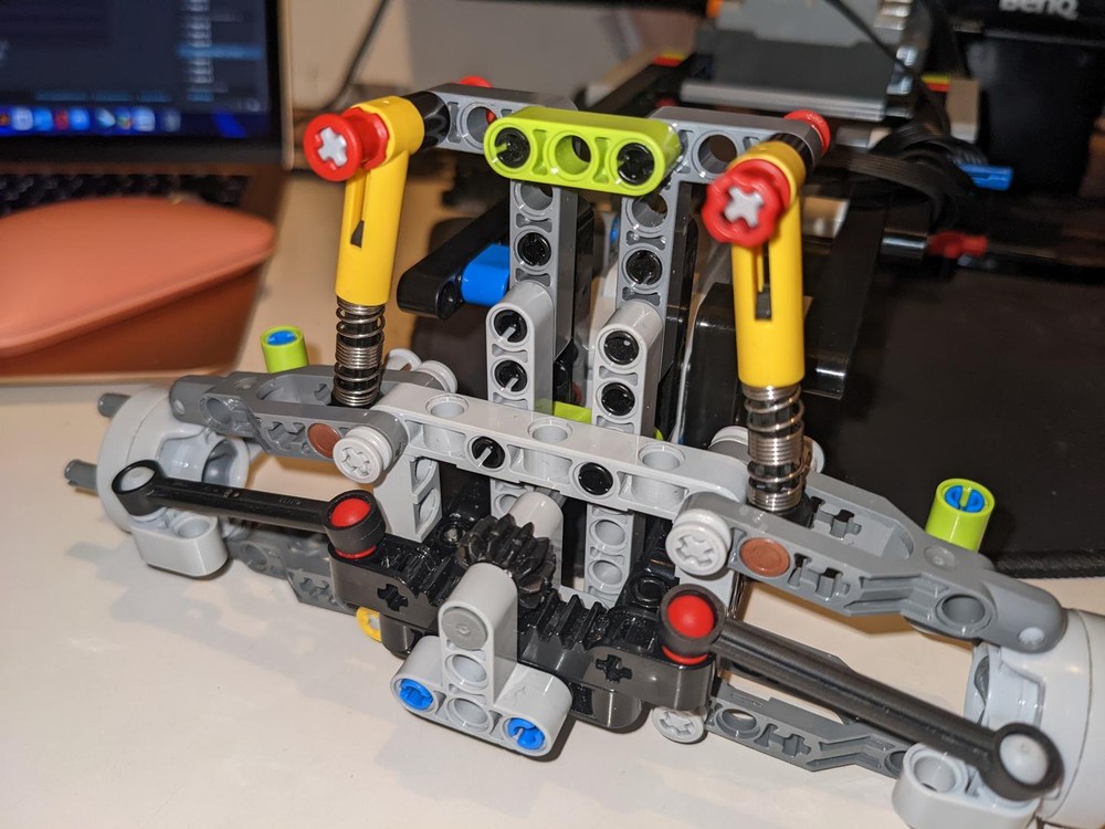 LEGO MOC Steering and Suspension (Front) by BenTettmar | Rebrickable ...