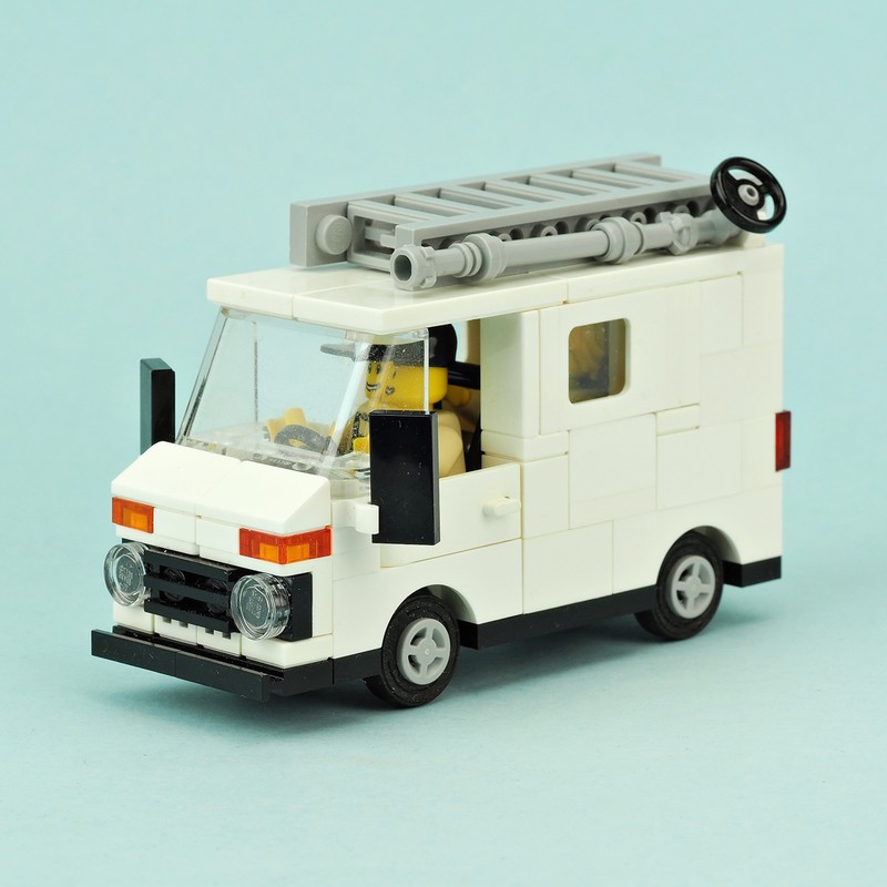 LEGO MOC Plumber's van by De_Marco | Rebrickable - Build with LEGO