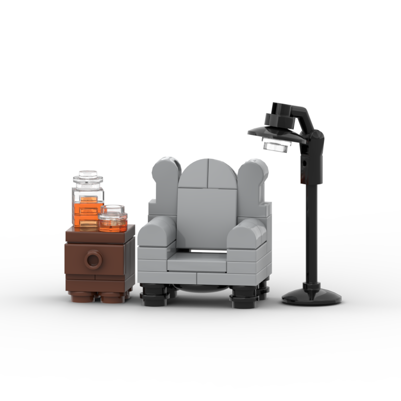 LEGO MOC Sitting Room Furniture by Rebel.Punk | Rebrickable - Build ...