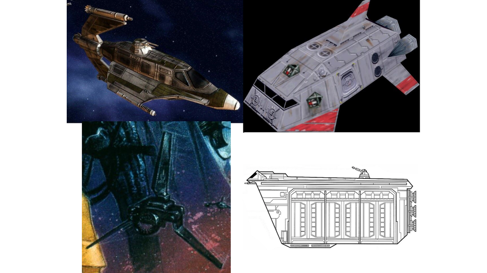 LEGO MOC 1:1455 Small Imperial Ships II: Y-4 'Raptor', Skipray ...