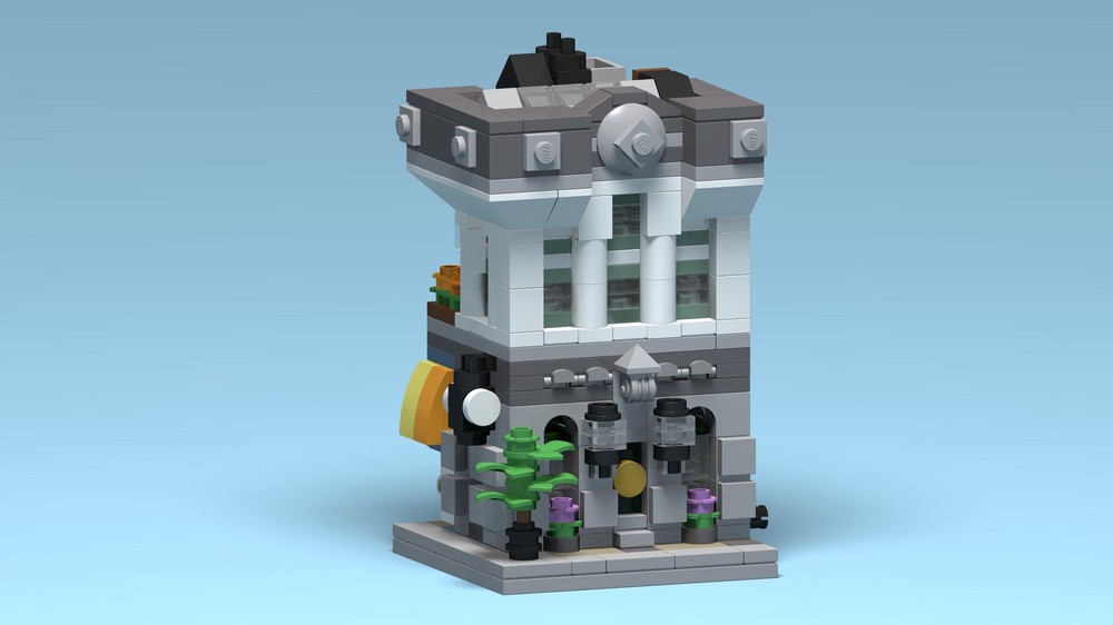 LEGO MOC Brick Bank Mini Modular by mattking4 | Rebrickable - Build ...