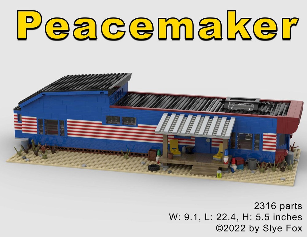 LEGO MOC Peacemaker's Trailer House by SlyeFox44 | Rebrickable - Build ...