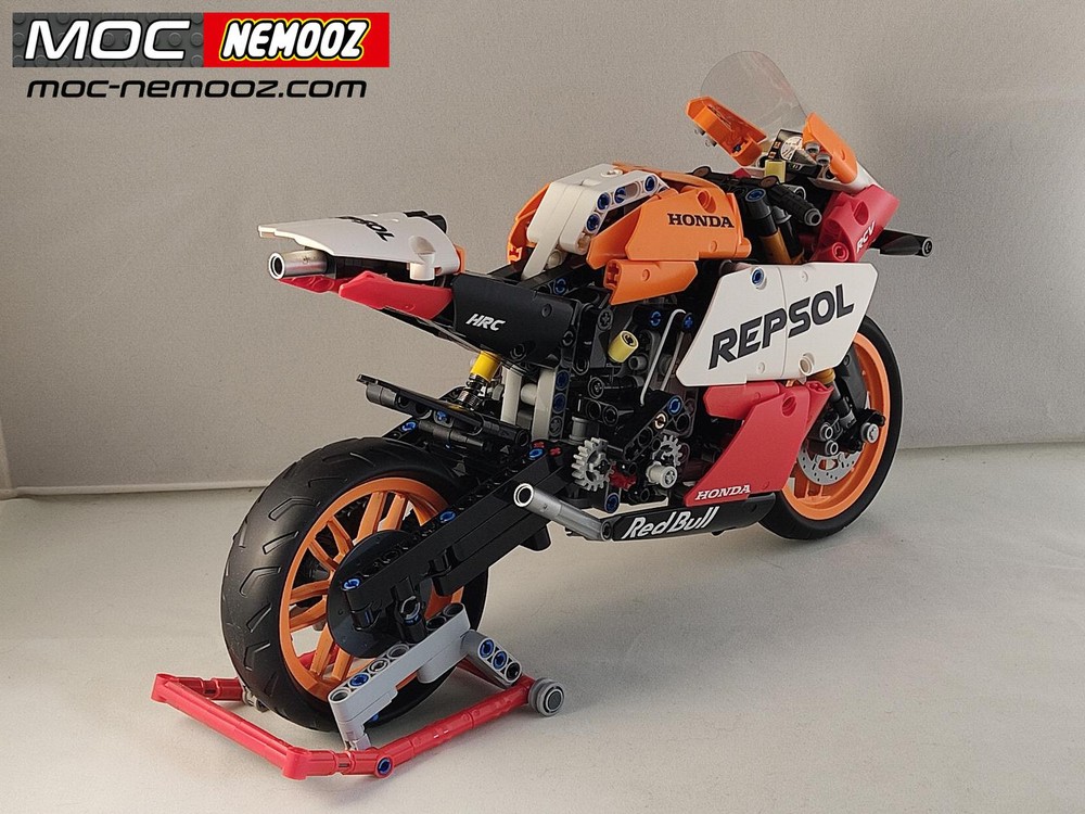 LEGO MOC HONDA MotoGp by MOC NEMOOZ | Rebrickable - Build with LEGO