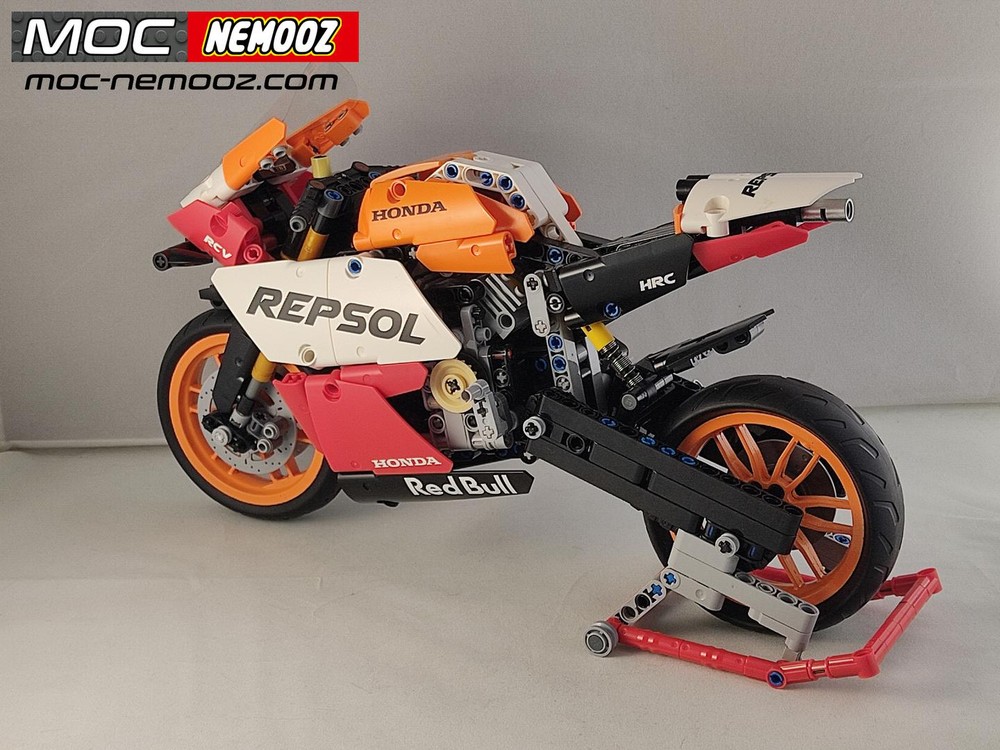 LEGO MOC HONDA MotoGp by MOC NEMOOZ | Rebrickable - Build with LEGO