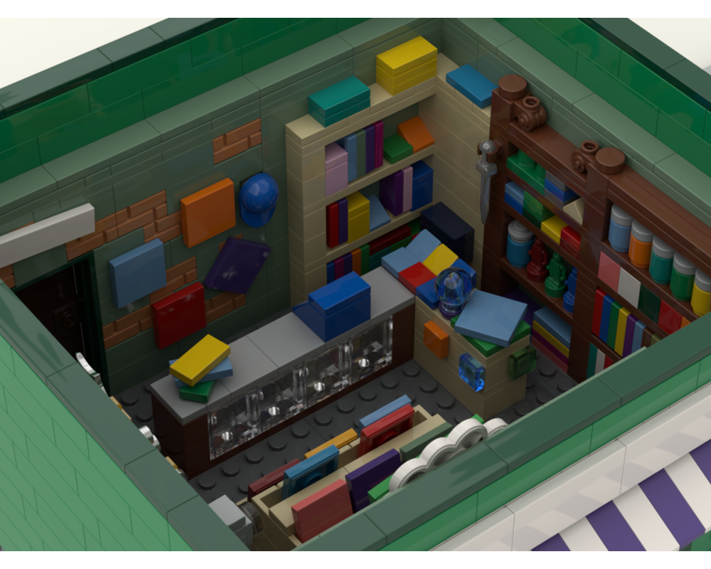 LEGO MOC The Simpsons - The Android's Dungeon and Baseball Card Shop by ...