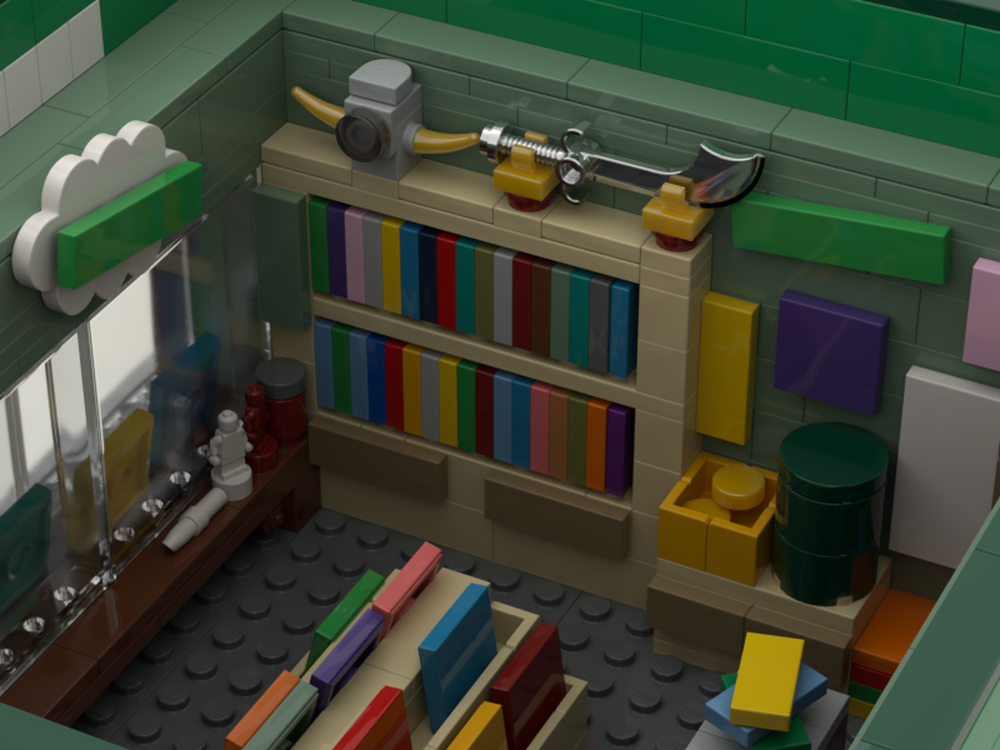 LEGO MOC The Simpsons - The Android's Dungeon and Baseball Card Shop by ...