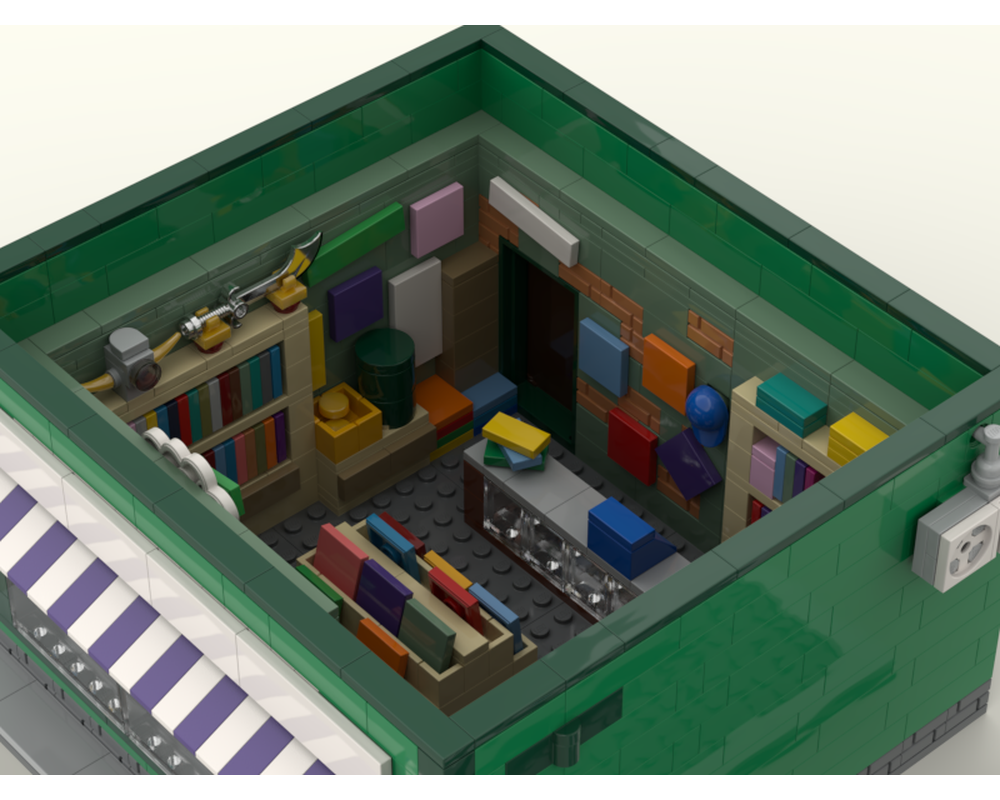 LEGO MOC The Simpsons - The Android's Dungeon and Baseball Card Shop by ...