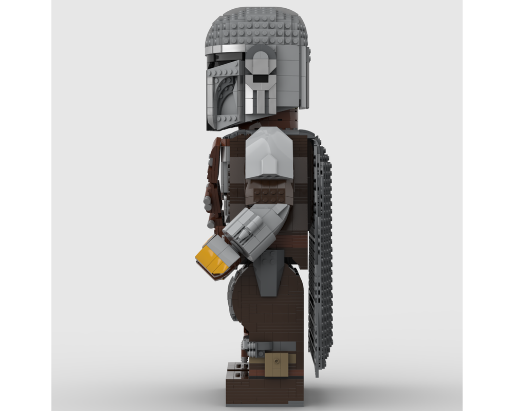 LEGO MOC The Mandalorian Mega Figure (fits official Lego Helmet) by ...