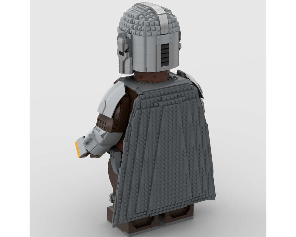 LEGO MOC The Mandalorian Mega Figure (fits official Lego Helmet) by ...
